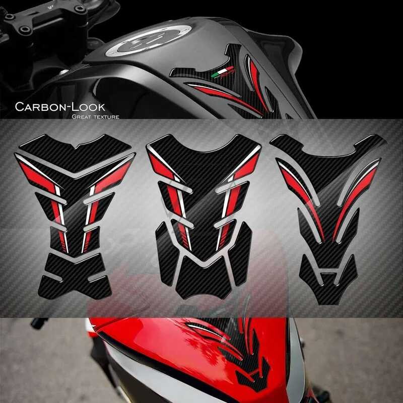 F 3D 3 Carbon-Look Motorcycle Tank Pad Protector Sticker For Honda CBR ...