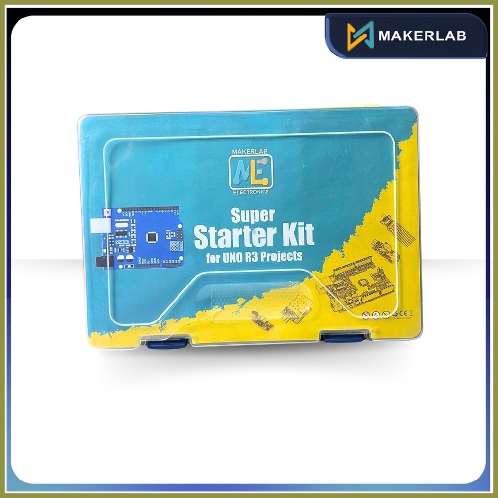 ⚾︎ Makerlab Super Starter Kit for Uno R3 with PDF Projects and Code Compatible with Arduino ...
