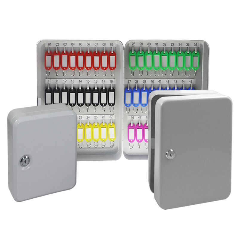 Wall-Mounted Keys' Locker Management Cabinet With Lock Password 48-Bit ...
