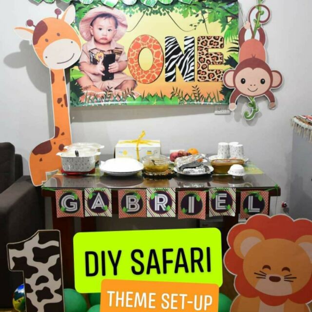 in stock DIY Safari standee (tarp only but standee ready) | Shopee ...