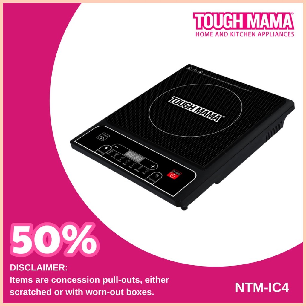 ♠ Tough Mama NTM-IC4 Induction Cooker Black Electric Stove Adjustable ...