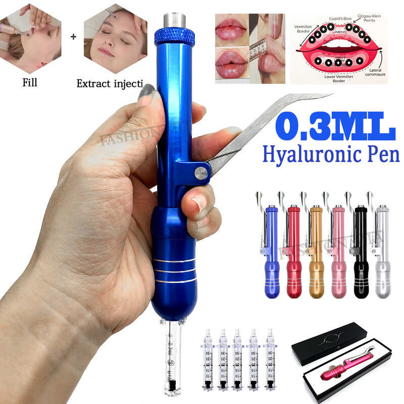 Injection Meso Gun Hyaluron 0.3 Ml Hyaluronic Acid Pen Lip Filler ...