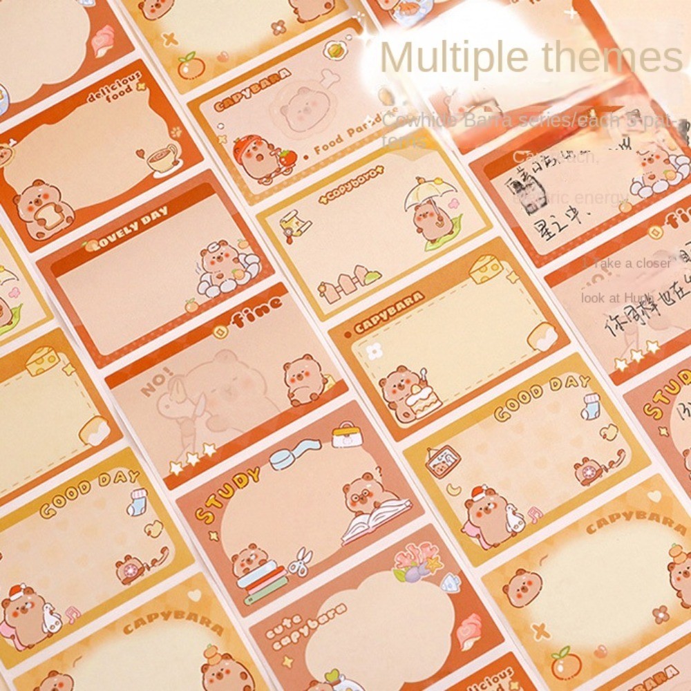 Panda Capybara Sticky Note Paper Seldhesive Multifunction Drawer ...