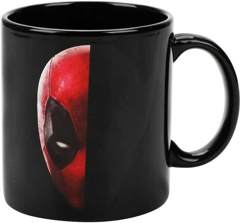 Deadpool & Woerine Best Bubs 16 Oz Black Heat-Reactive Ceramic Mug ...