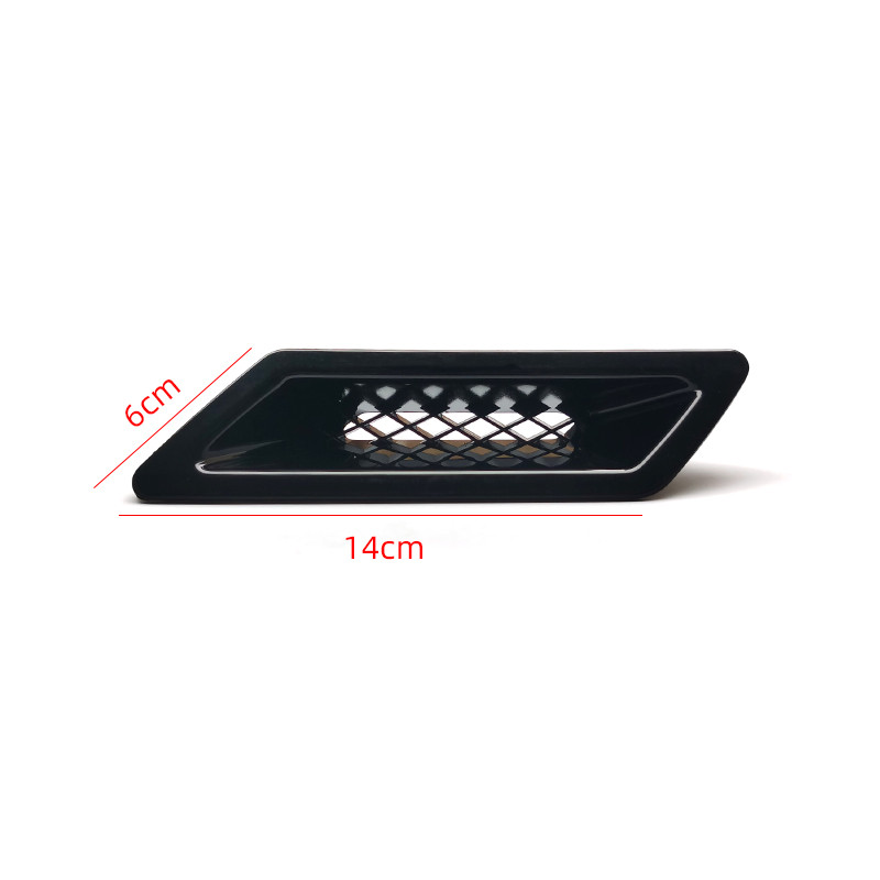 FC Style Universal Car Front Bumper Hood Vent Air Out Intake Grill ...