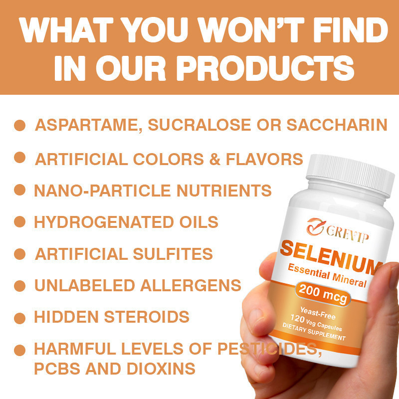 Selenium Thyroid Support Supplement 200 Mcg Of Selenium Per Serving Antioxidant Supplement