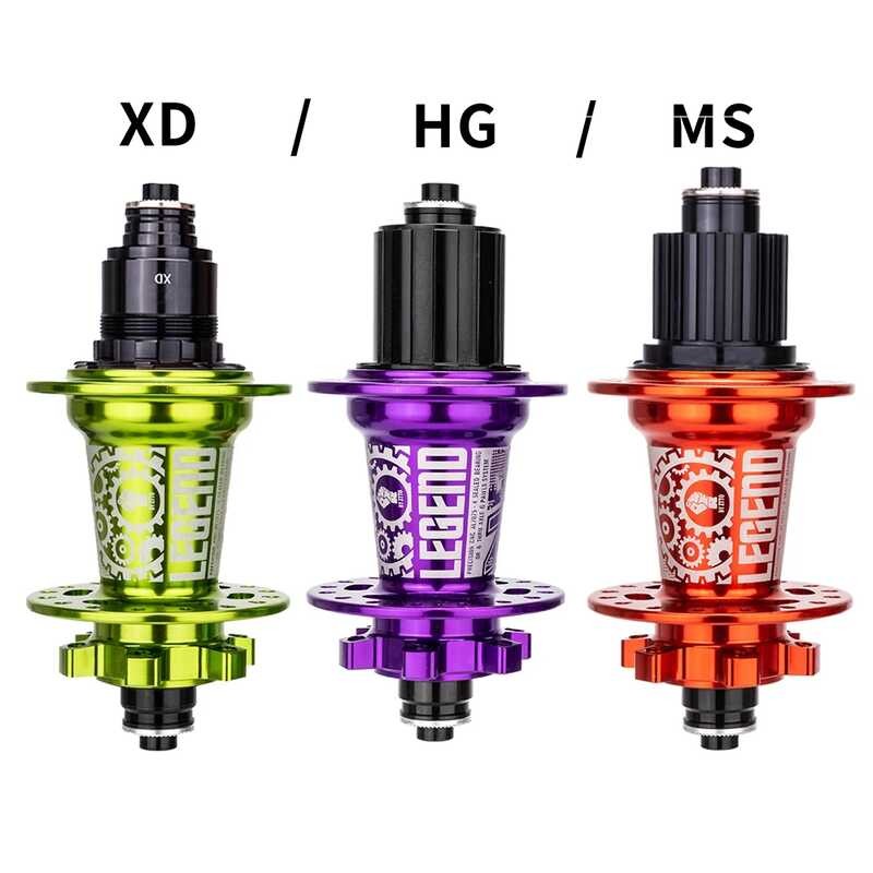 LEGEND Rear MTB ZTTO Bicycle 32Hole Disc Brake Hub XD HG MS Thru Axle ...