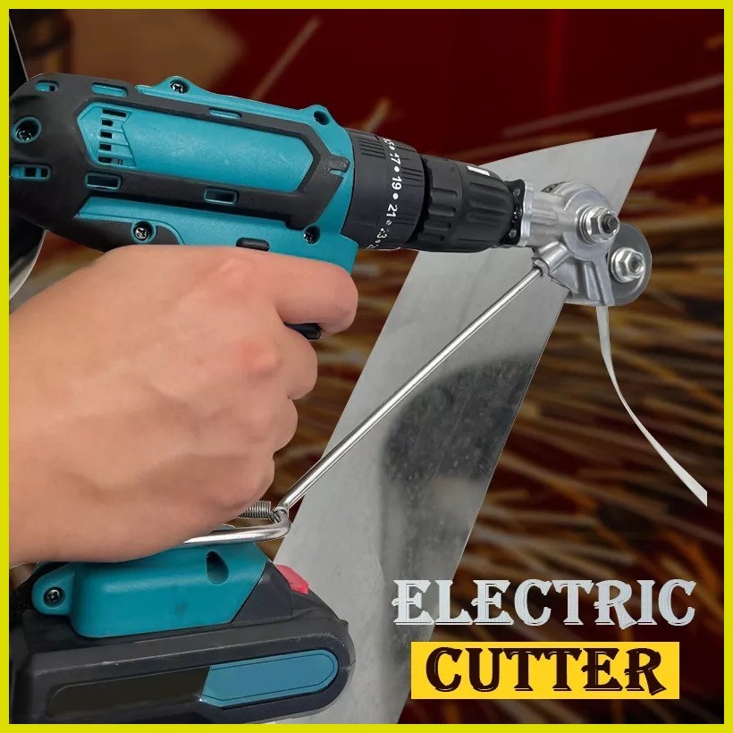 Electric Drill Plate Cutter DIY Metal Sheet Cutter Free Cutting Tool ...