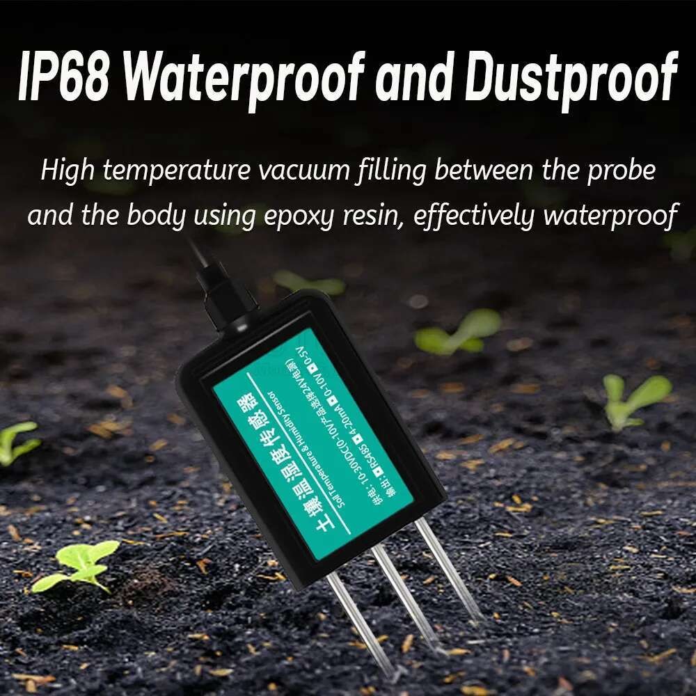 Sensor Humidity 4-20mA RS485 0-5V 0-10V Output Soil Conductivity ...