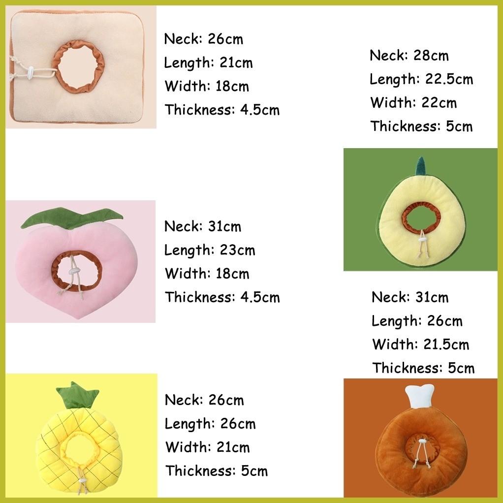 ⇧ ☇ 【HAPPY PAWS PET】Cat Cotton Cloth Elizabeth Circle Collar Bathing ...