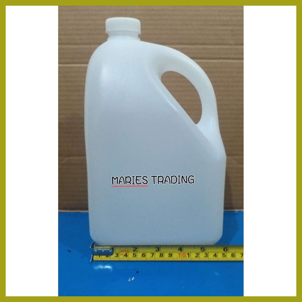 ☂ ⚽︎ § 1 GALLON PLASTIC CONTAINER/ HDPE JUG/ SQUARE PLASTIC BOTTLES ...