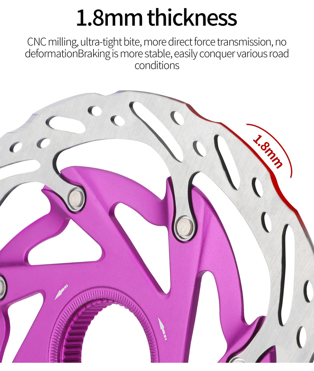 MEROCA Bicycle Center Lock Rotor 140mm160mm hollow heat dissipation ...