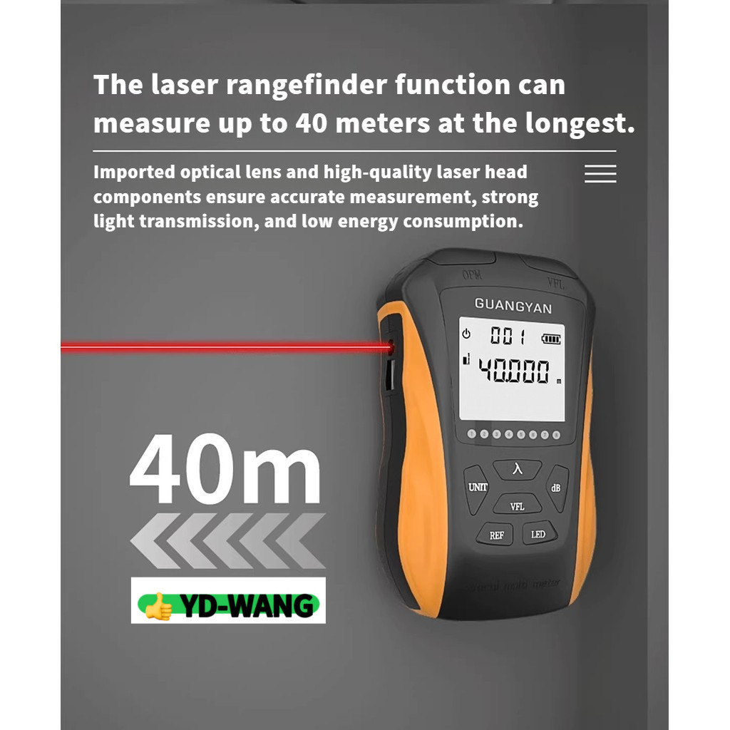 FTTH Tool Fiber Optic OPM Optical Power Meter Visual Fault Locator VFL ...