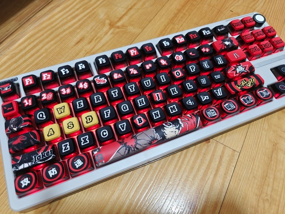 PERSONA Pudding Keycap OEM Profile 120 Keys PBT PC Four-sided Light ...