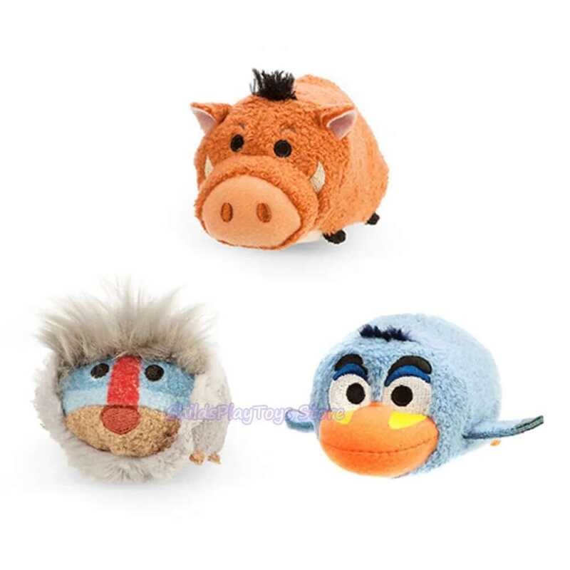 TSUM TSUM The Lion King Simba Rafiki Hornbills Zazu Pumbaa Plush Toys ...