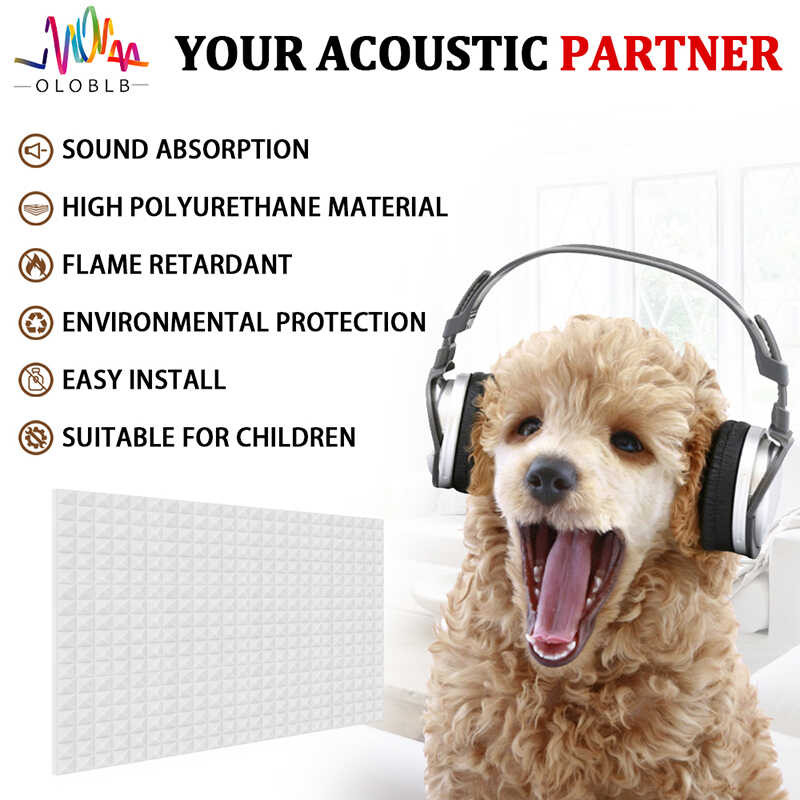 Decorative Soundproofing Studio Sound Absorbing Wall Stickers, Acoustic ...