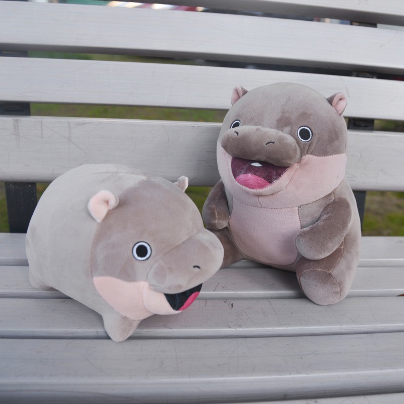 Moo Deng Plush Toy Moo Deng Hippo Plushie Doll Backpack Slippers Fun ...