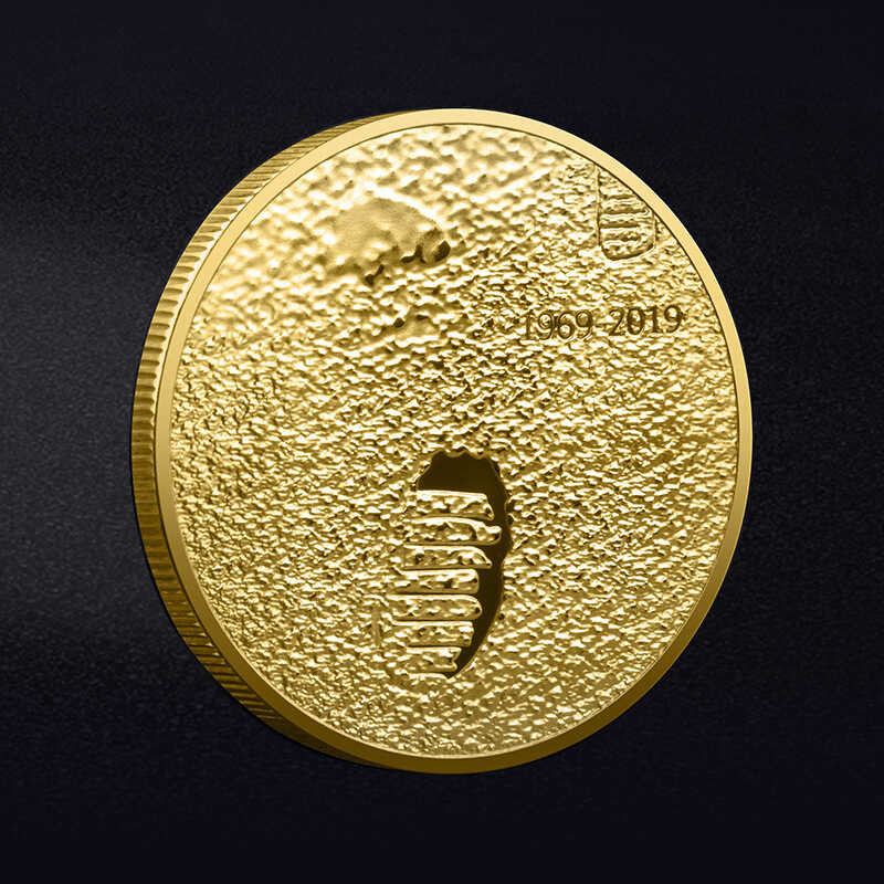 Commemorative Coin Moon Commemorative Coin Gold Coin Moon Landing ...
