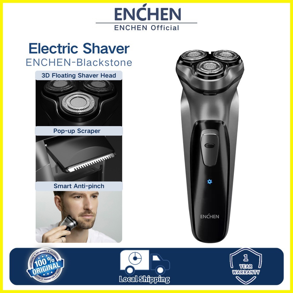 ∏ ♚ Enchen Blackstone Electric Shaver 3D Floating Shavers Beard Trimmer ...