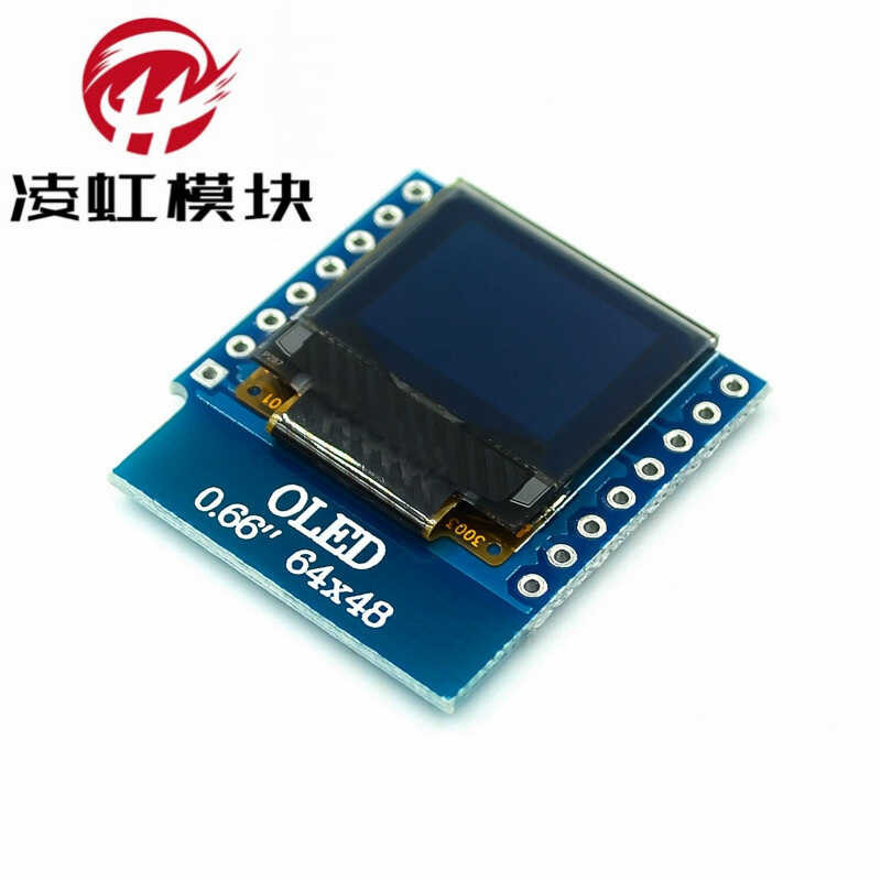 0.66-Pulgada OLED Module LCD Iic/I2c Interface Para Sa D1 MINI Display Screen 9E8 Cc2 | Shopee ...