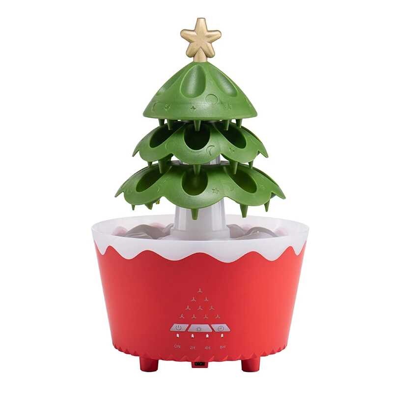 Tree Lucky Aromatherapy Water Drip Raindrop Air Humidifier With Remote ...