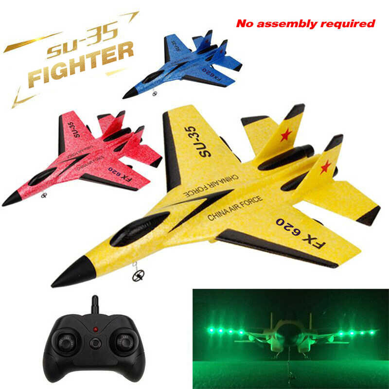 Plane RC SU35 2.4G Sa LED Lights Aircraft Remote Control Flying Model ...