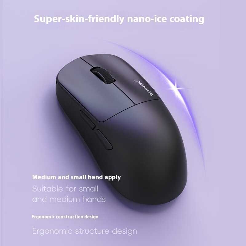 M3 Monka Wireless Bluetooth Tri Mode Paw3395 Lightweight Ergonomics ...