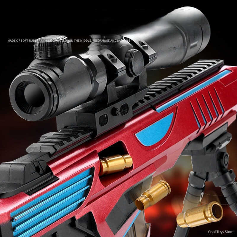SK Barrett Soft Bullet Shell Ejecting Toy Hine Manual Rifle Sniper ...