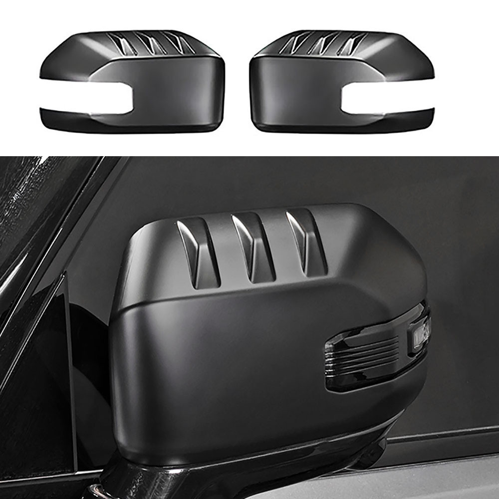 ε 1Pair ABS Matte Black Rear View Side Mirror Cover For 2023 2024 2025 ...
