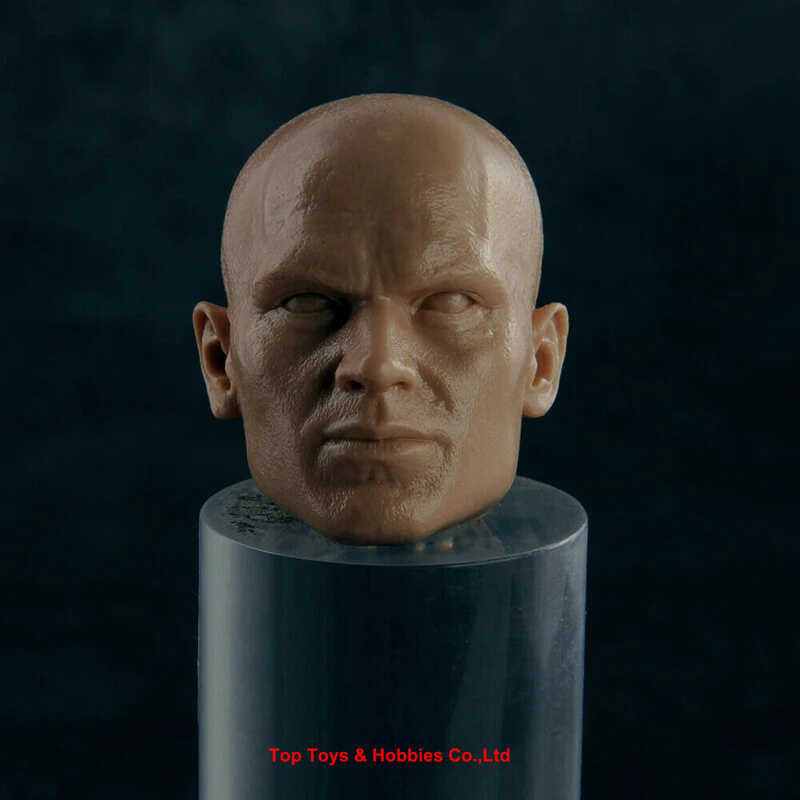 1/6 Uned Scale Hitman Timothy Olyphant Sculpt - PVC Bald Male Head ...