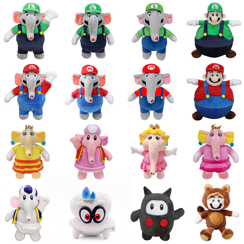 Kawaii Coon Yoshi Apple Plushies Toy oon Elephant Mario Luigi Toad ...