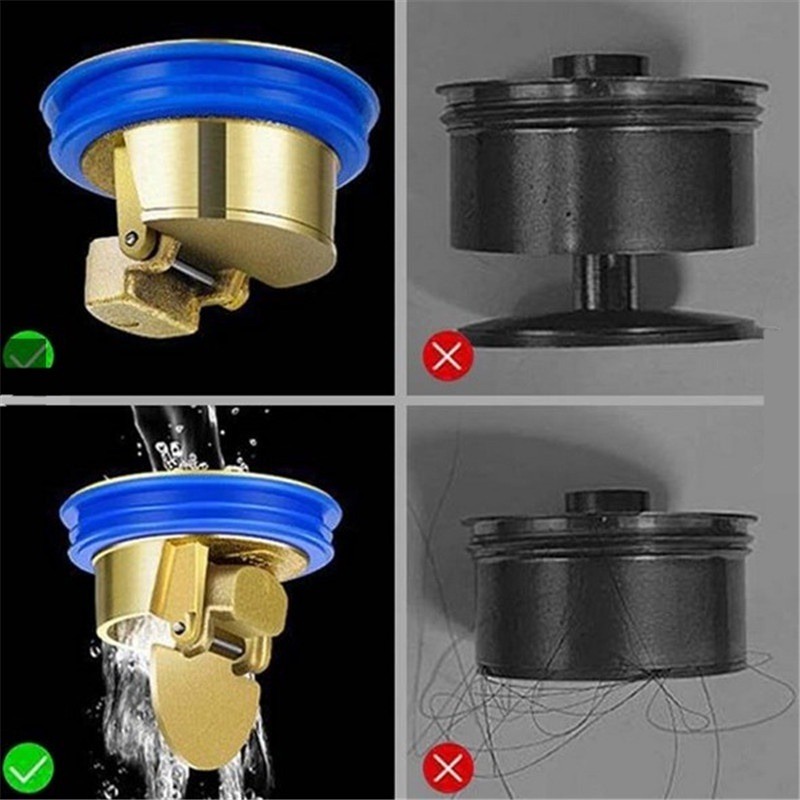 Brass Floor Drain Odor Stopper Anti Odor Traps Toilet Bathroom ...