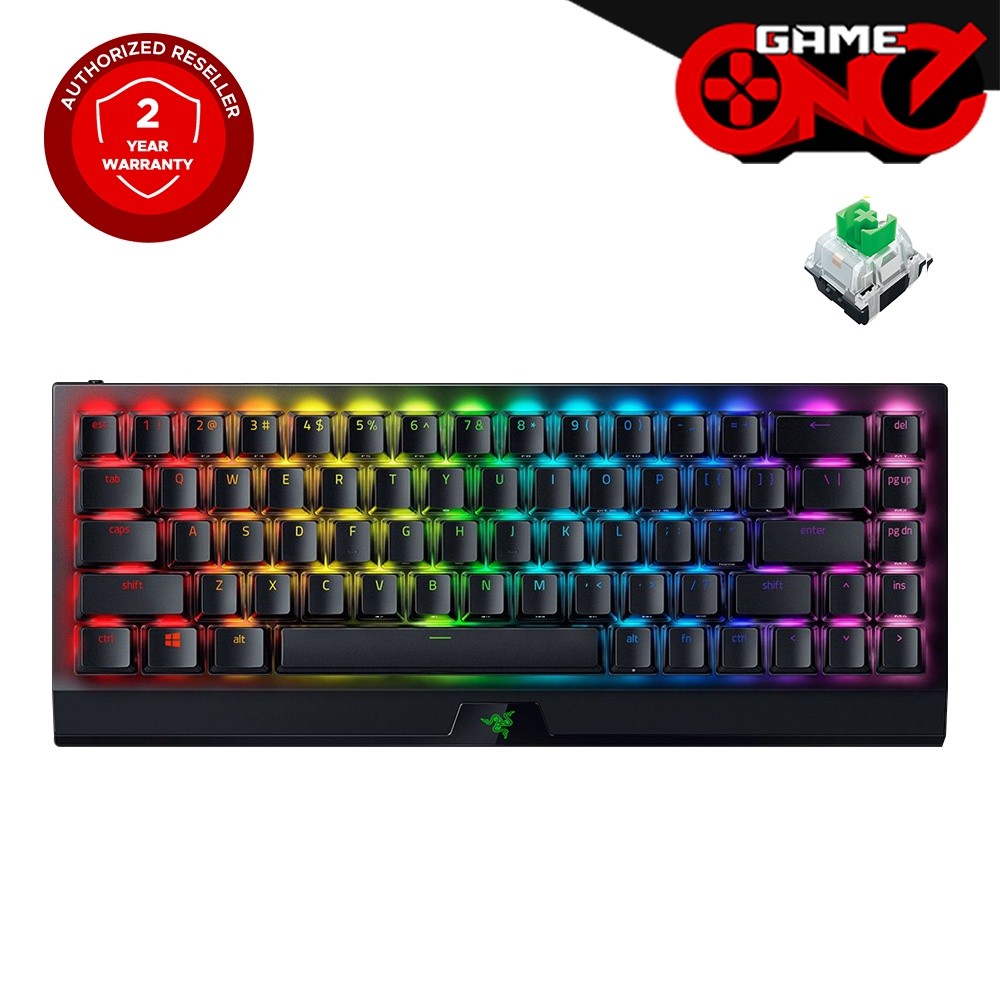 Razer Blackwidow V3 Mini HyperSpeed Wireless 65% Gaming Mechanical ...