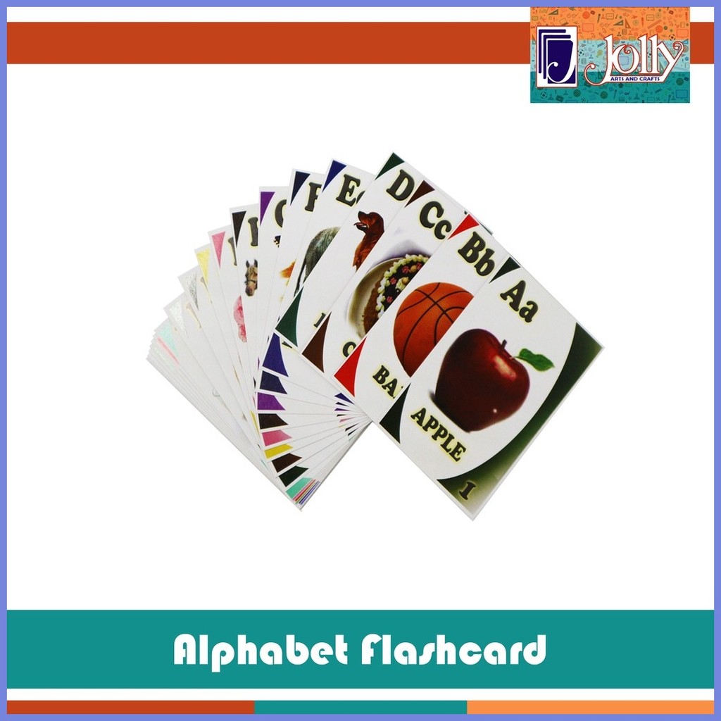 ☀ Alphabet Flashcard Small - Letter A to Z with pictures Flash Card ...