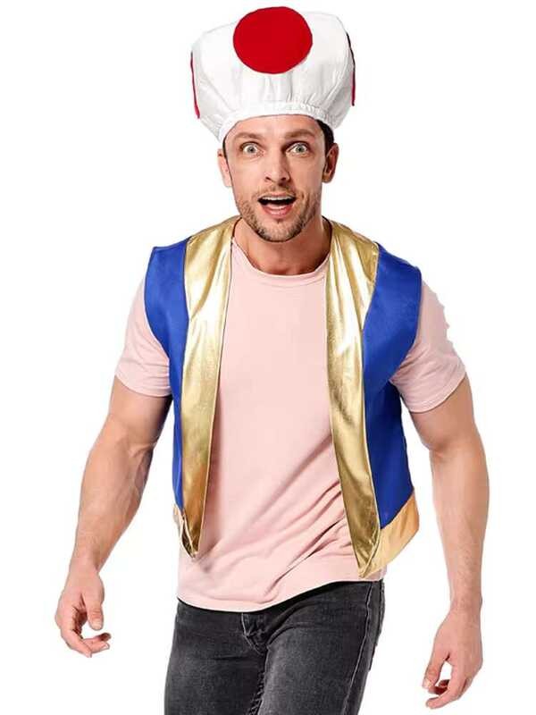 Tt Halloween Adult Red Dot Chino Kapitan Laro Character Cosplay ...