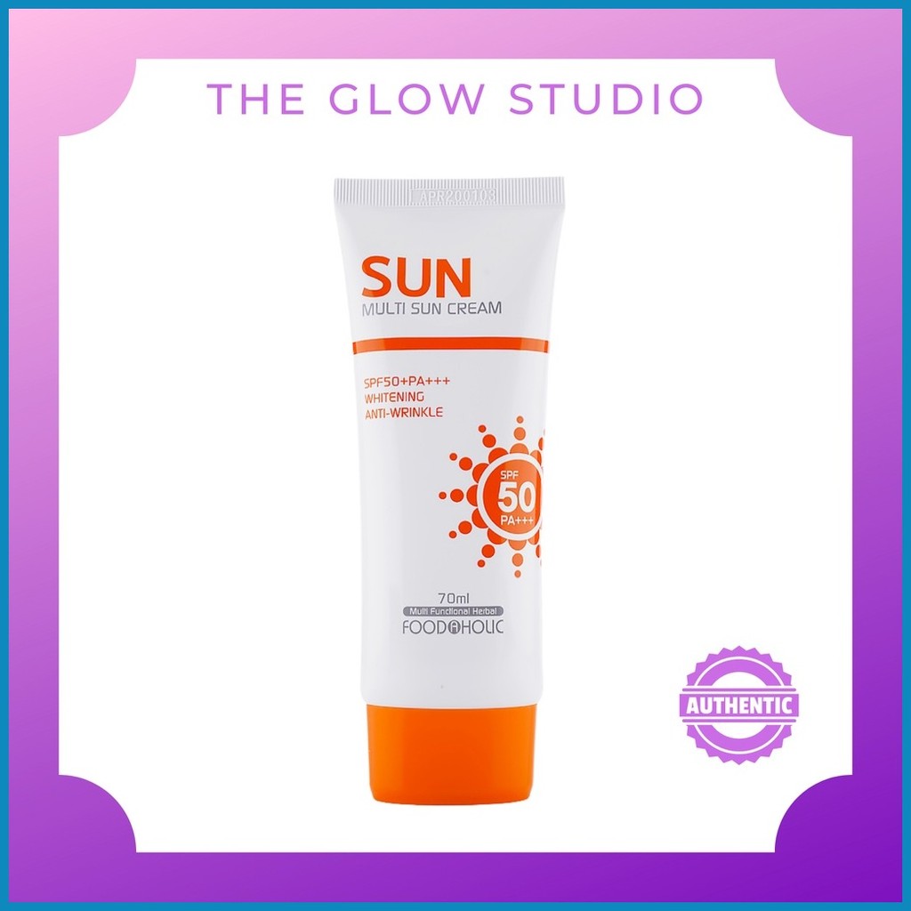 Foodaholic Multi Sun Cream SPF50+ PA+++ 70ml | Shopee Philippines