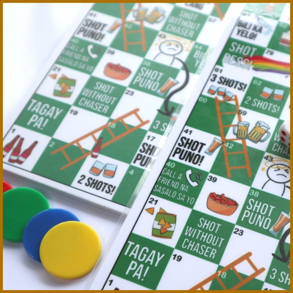 SHOT & LADDER BOARD GAME | BEST FOR INUMAN SESSION | Shopee Philippines