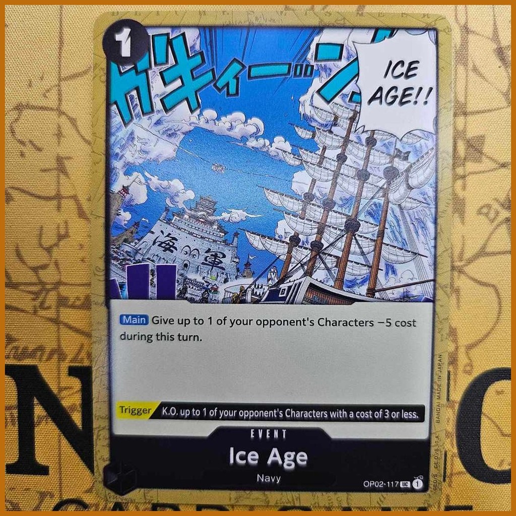 ☑️ One Piece TCG [ENGLISH] OP02-117 UC Ice Age [ENGLISH VERSION ...