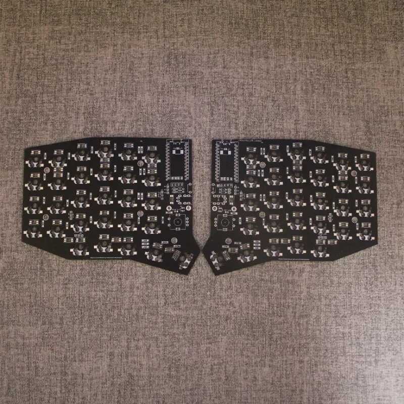 RGB Sofle Custom Wired Horn PCB Wireless Split Keyboard Kit DIY ...