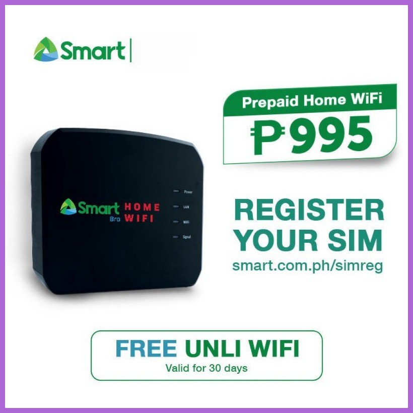 ⚽︎ SMARTBRO PLDT HOME PREPAID WIFI ID3 W/ UNLI 30DAYS R051/R021/R281 ...
