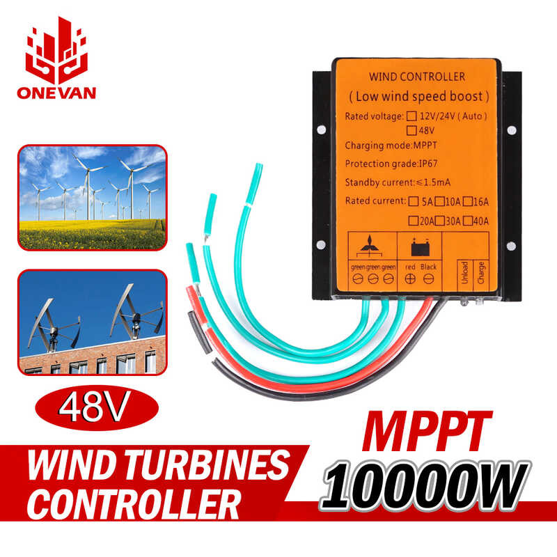 10000W Efficient DC 48V Wind Turbines Gener MPPT Ip67 Waterproof ...