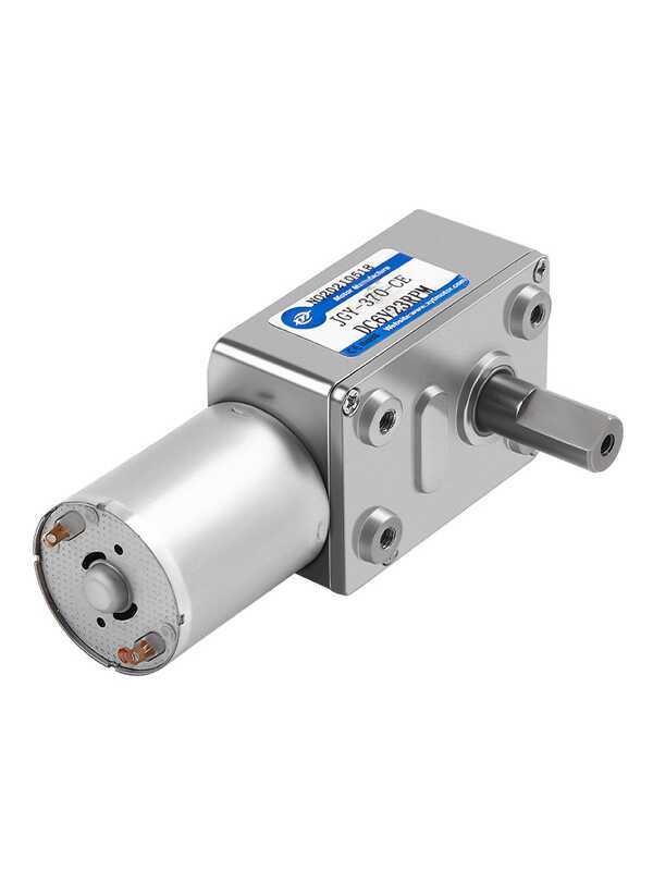 Micro JGY370 DC Turbine Worm Gear Reduction Motor 8mm Long Axis Speed ...