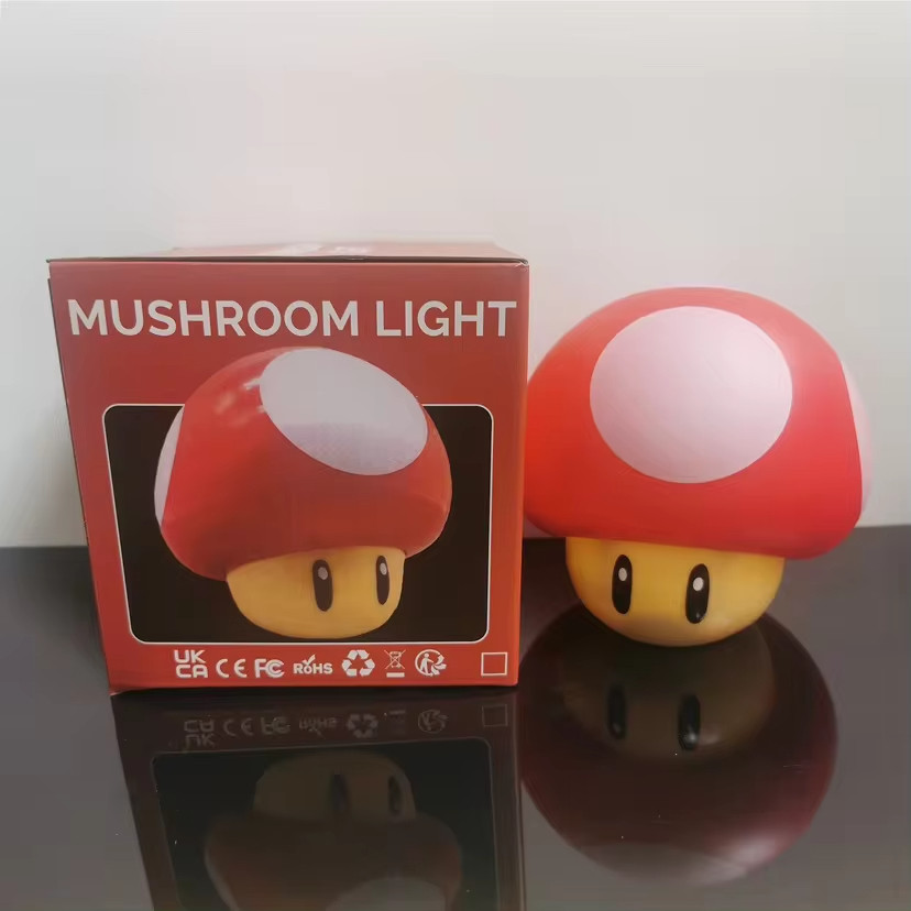 1Pcs Super Mario Bros Lamp Super Star Light Pixel Light Game Charging ...