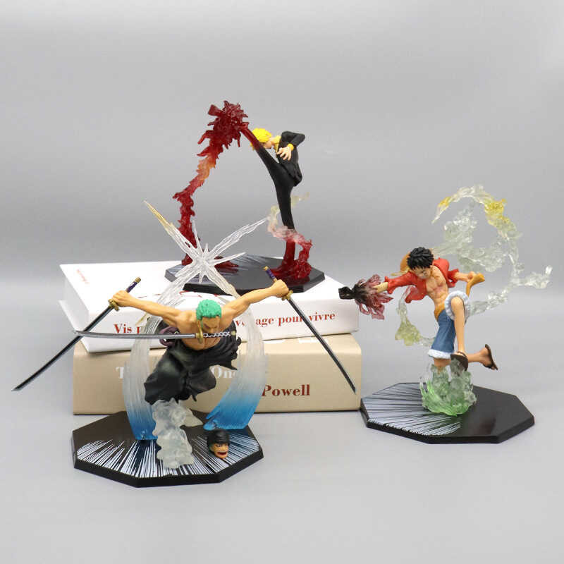 One 14-19CM Piece Fire Fist Luffy Ace Ghost Slashing Sauron Demon Wind ...