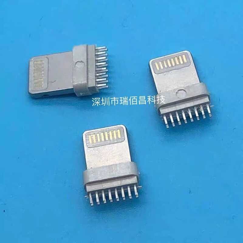 Large pitch Apple male integrated plug with adhesive LCP high ...