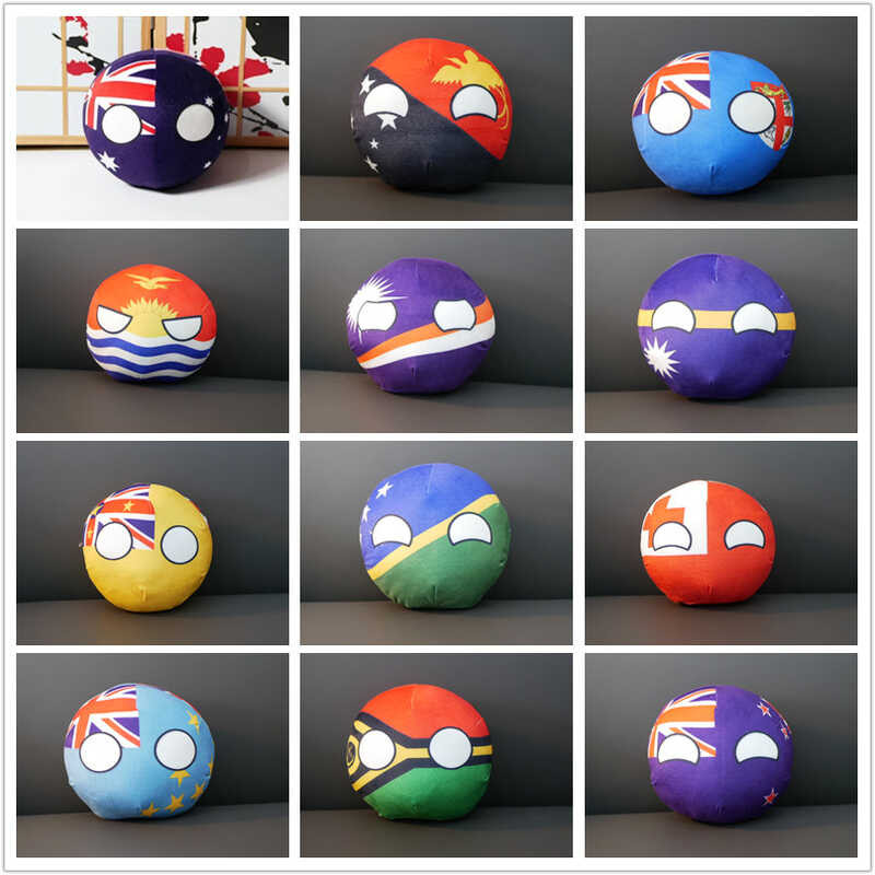 7C Countryballs Plush Doll Australia New Zealand Kiribati Vanuatu ...