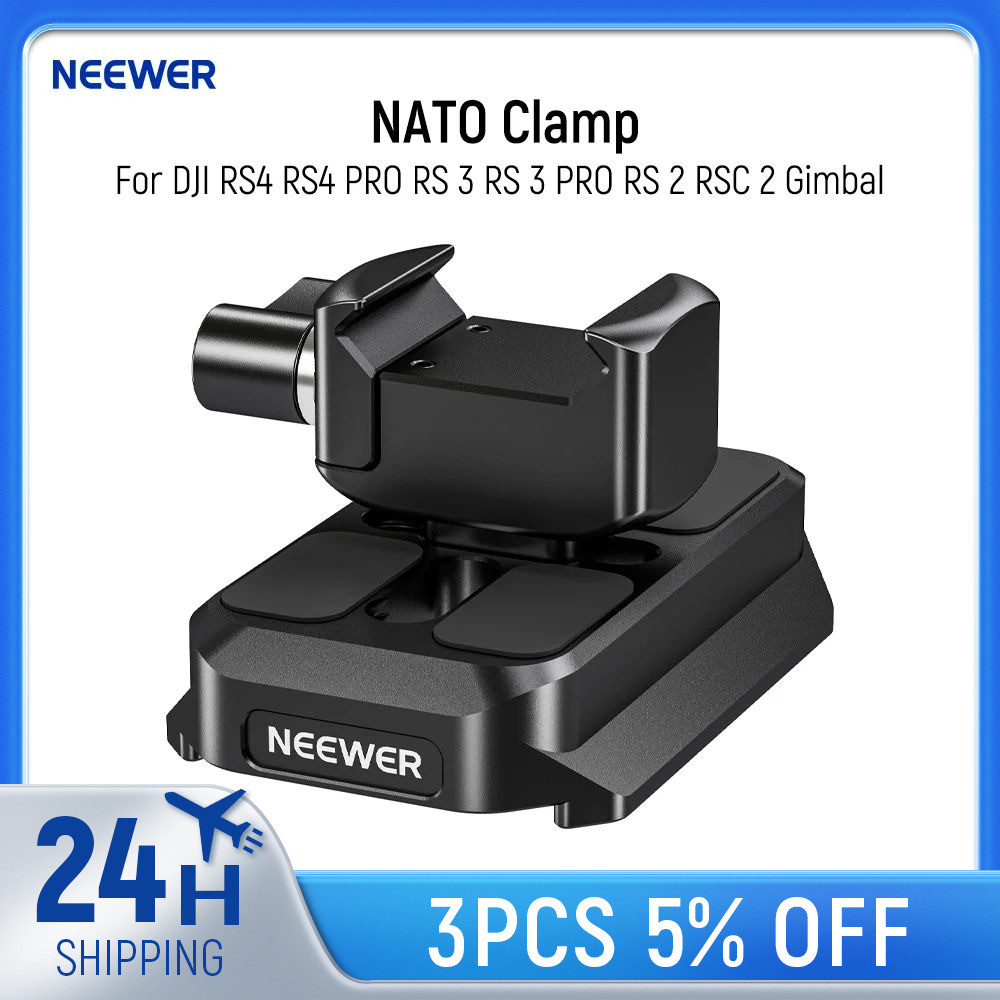 NEEWER NATO Clamp to Arca Quick Release Plate Adapter For DJI RS4 PRO ...