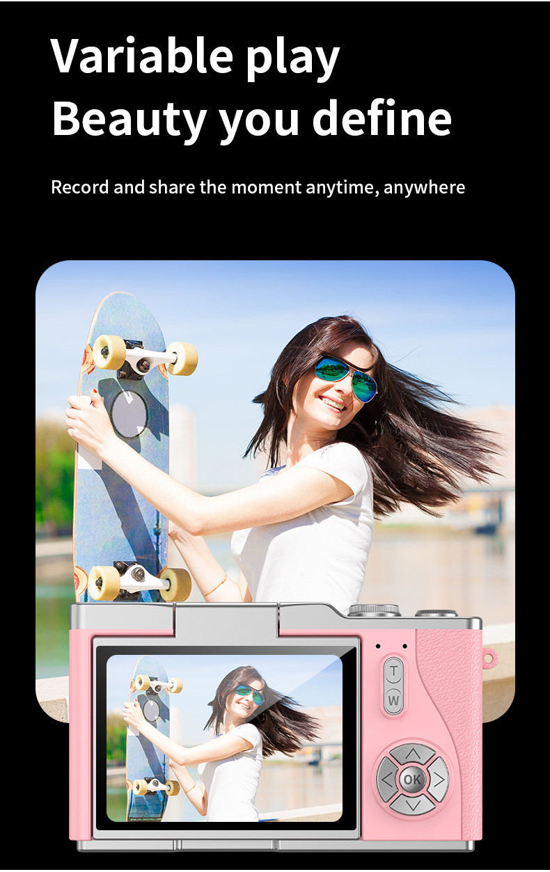 4K Camera for Photography 18X Digital Zoom Video Vlogging Camcorder for ...