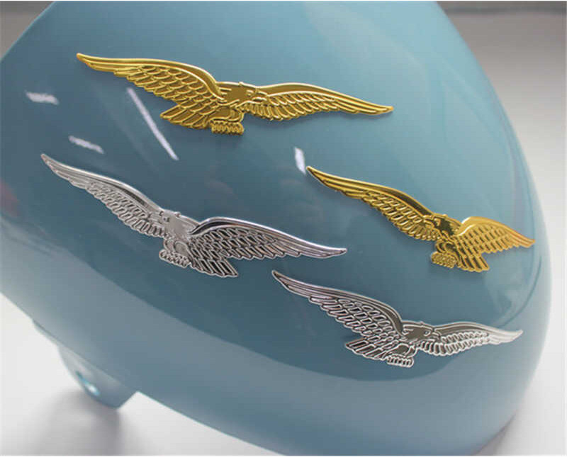 Guzzi Eagle Sticker Gold Sier Color Motorcycle Moto Bike Waterproof 3D ...