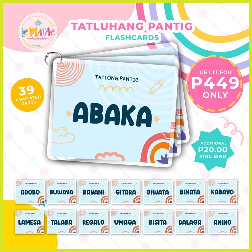 DALAWANG PANTIG Tatluhang Pantig Apatang Pantig - Reading Laminated ...